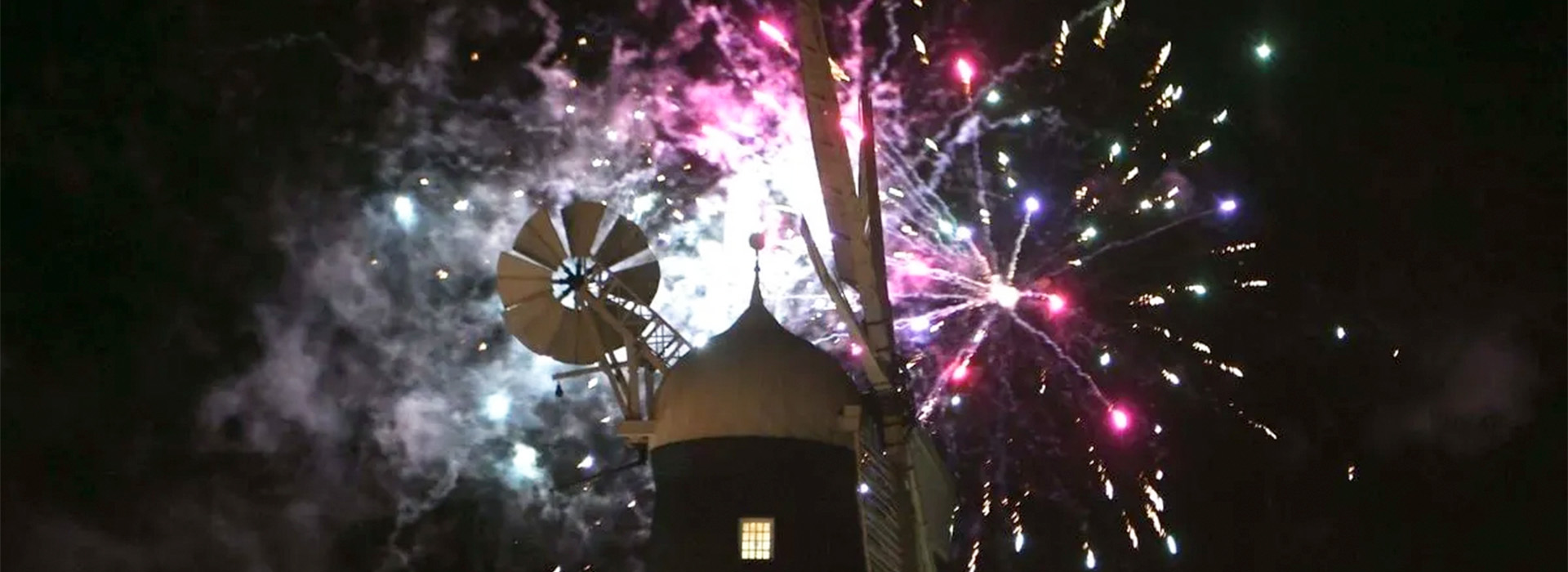 Fireworks Display at Waltham Windmill - Visit Lincolnshire
